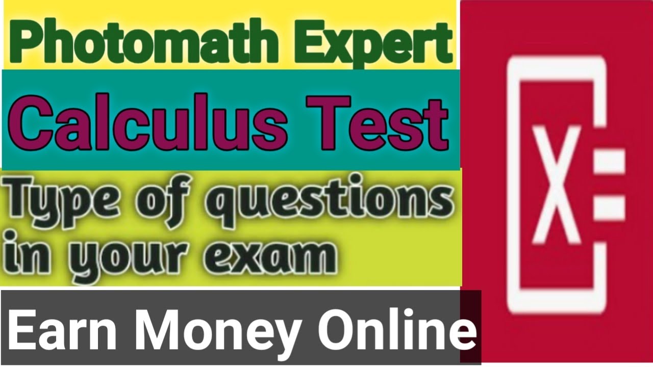 How to pass calculus test at photomath| Photomath calculus skill test ...