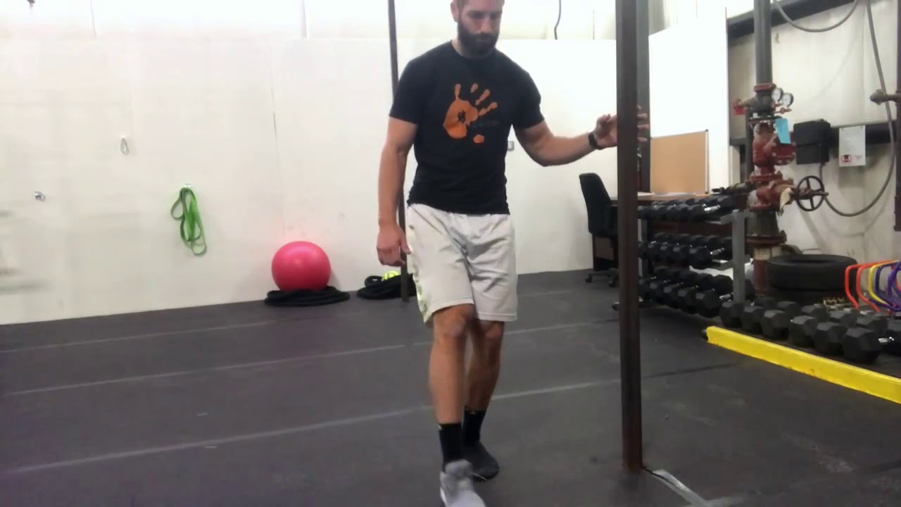 Three way taps in single leg stance - YouTube