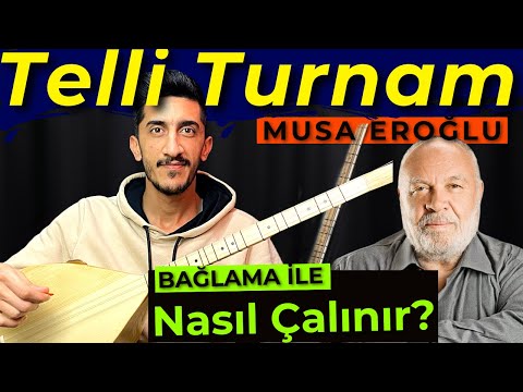 TELLİ TURNAM SOLFEJ SAZ NOTALARI | MUSA EROĞLU Telli Turnam Kısa Sap Bağlama Solfej Dersi