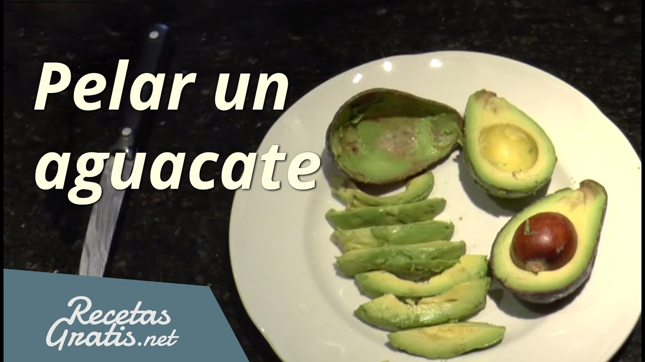 Cómo pelar un aguacate de diferentes maneras - YouTube