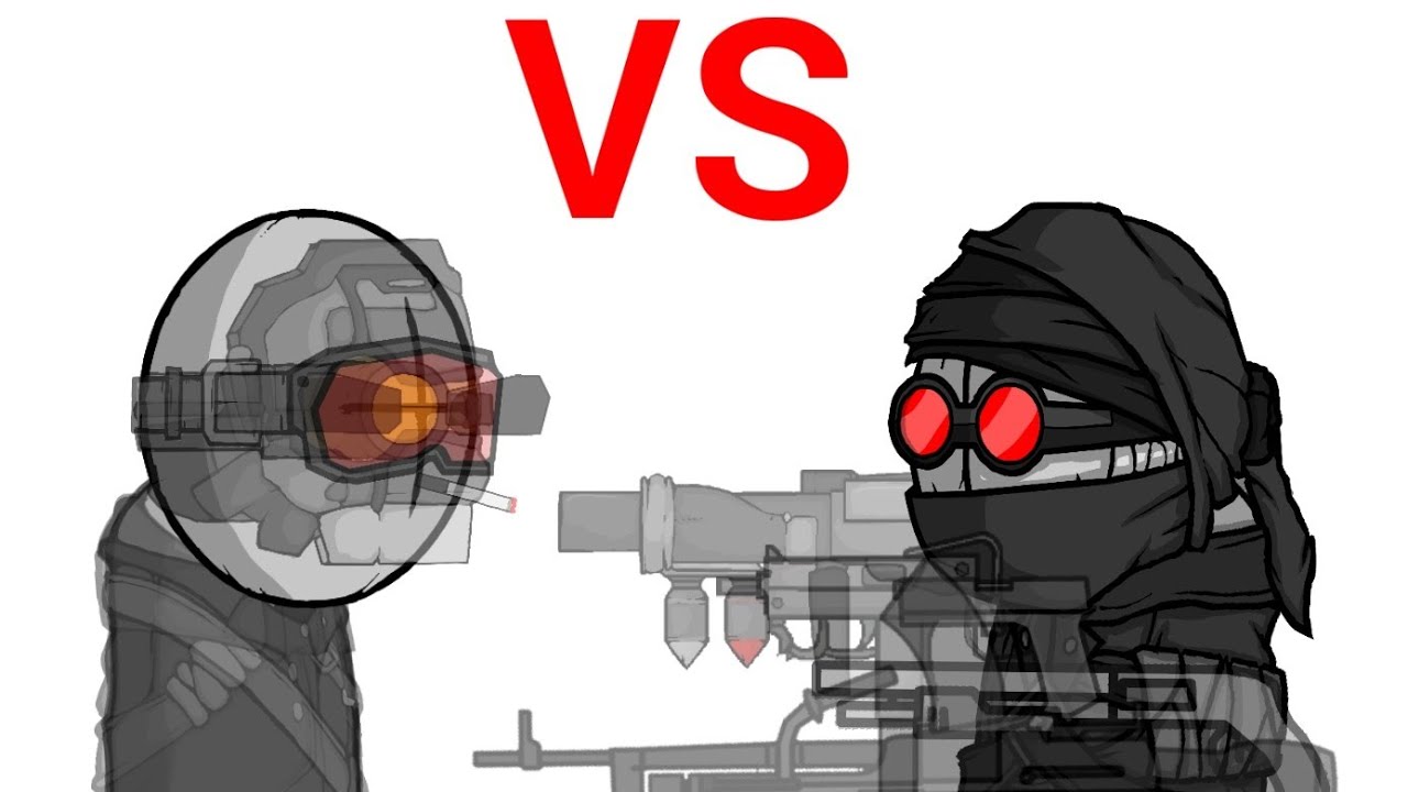 Madness combat Hank VS Soldat, Engineer, Agent, PaintBall and Grunt ...