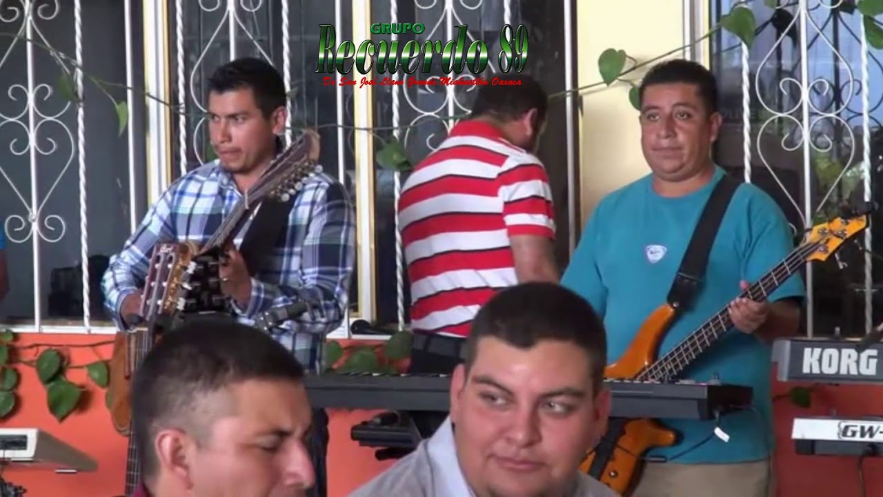 grupo musical recuerdo 89. " popurri alegres de teran " en un convivio ...
