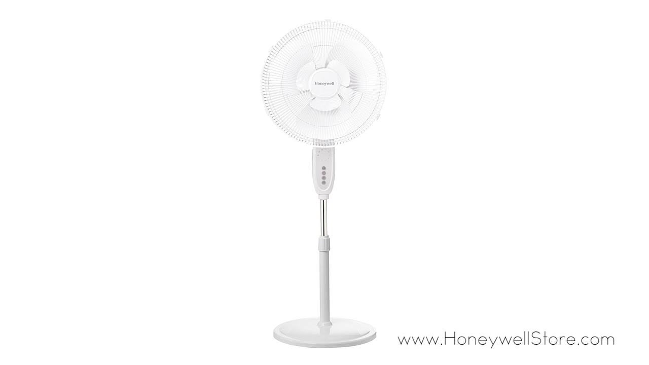 Honeywell 16 Inch Double Blade Pedestal Stand Fan - White (HSF1640W ...