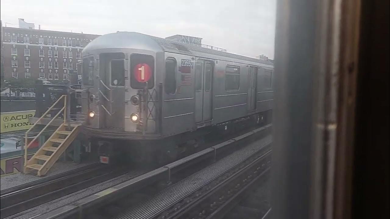IRT 7th Avenue line: R62A (1) train ride from 181st street to 231st street - YouTube