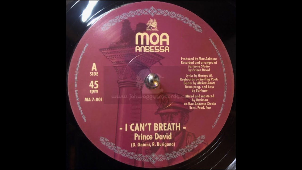 Moa Anbessa-7"-I Cant Breath / Prince David - YouTube