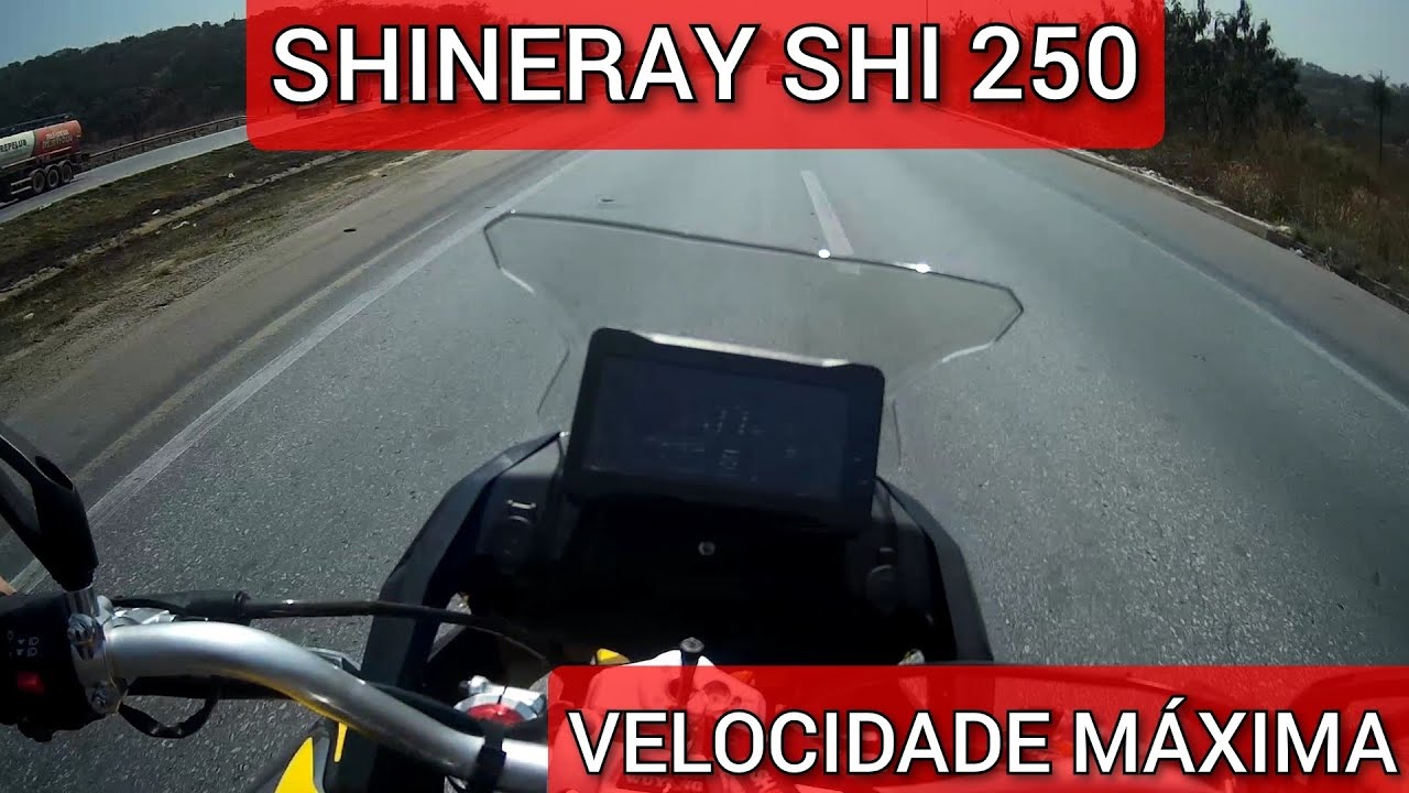 Shineray SHI 250 velocidade máxima/ top speed #shi250 #shineray - YouTube