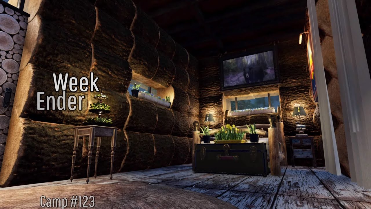 Fallout 76 Camp Build | Week Ender | Rustic // Cabin // Unique - YouTube