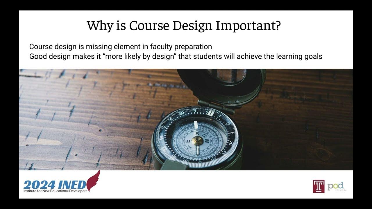 INED 2024 Course Design: Models and Principles - YouTube