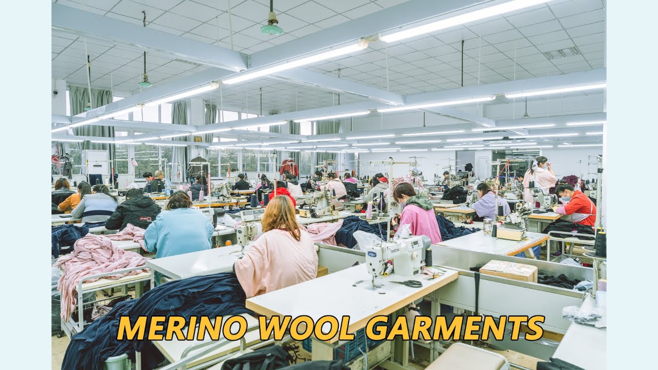 Merino Wool Garments Factory | Customize your outdoor shirts! - YouTube