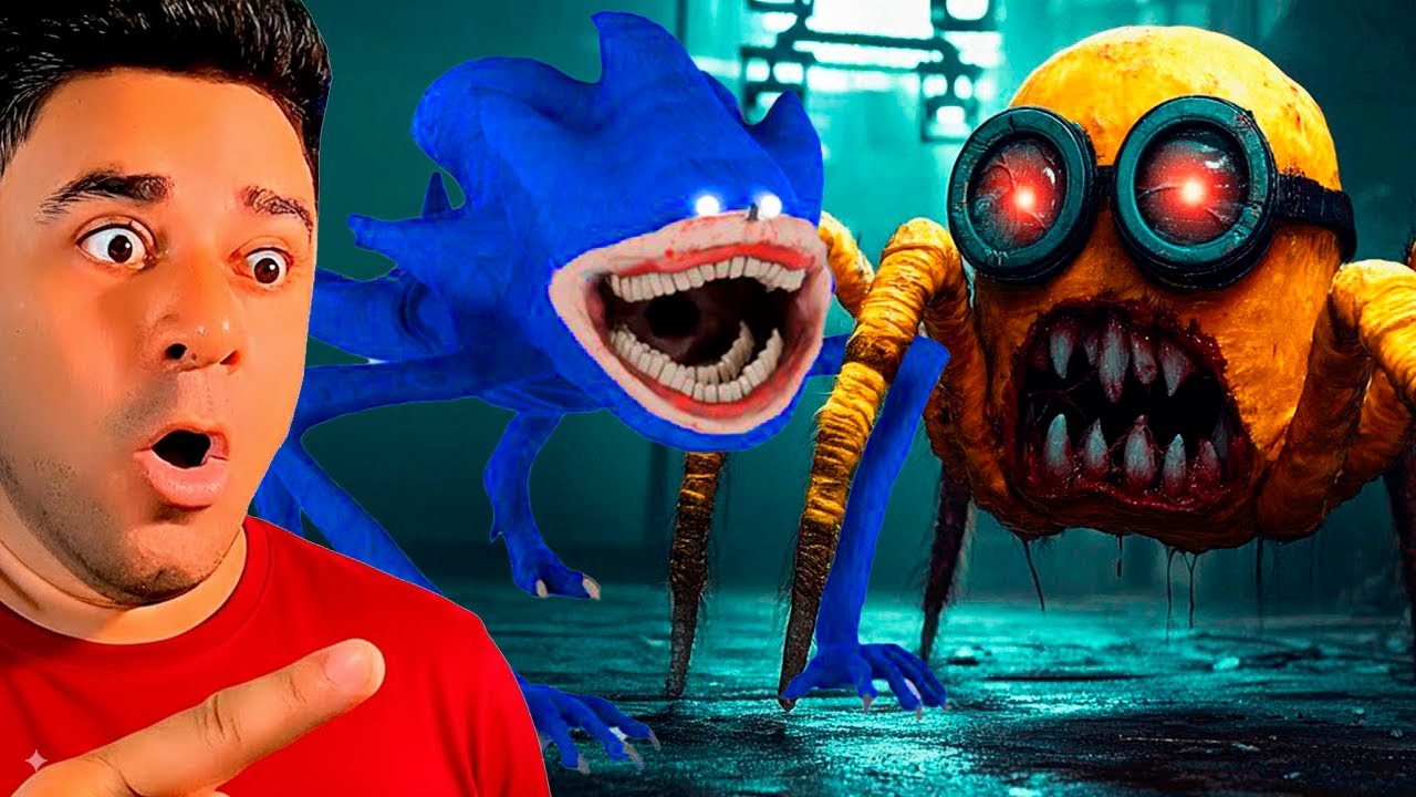 1 HORA ASSISTINDO O SONIC e SONIC.EXE e MINIONS INFECTADO e HUGGY WUGGY ...
