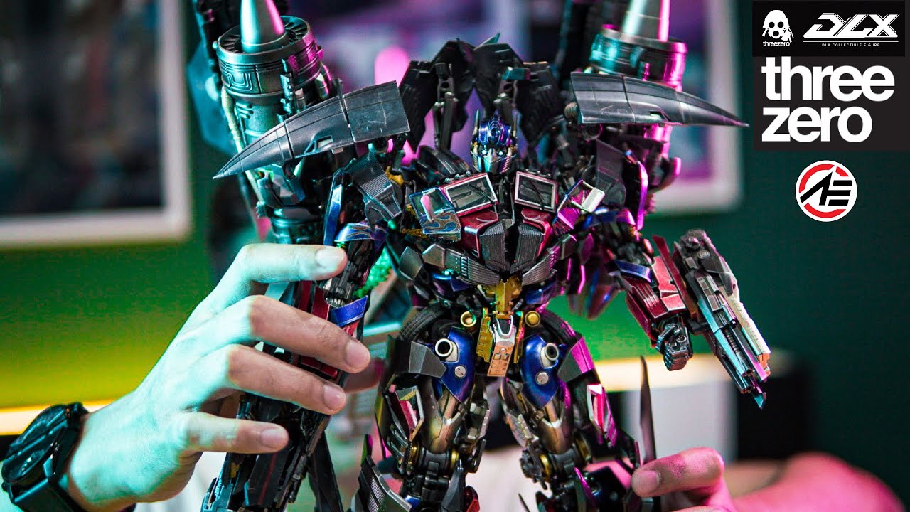 OPTIMUS PRIME & JETFIRE REVENGE OF THE FALLEN DLX THREEZERO UNBOXING ...