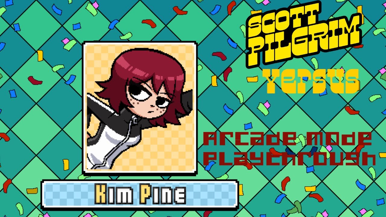 Scott Pilgrim Versus - Kim Pine Arcade mode playthrough - YouTube
