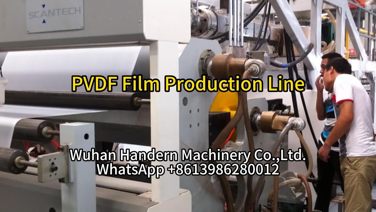PVDF film production line - YouTube