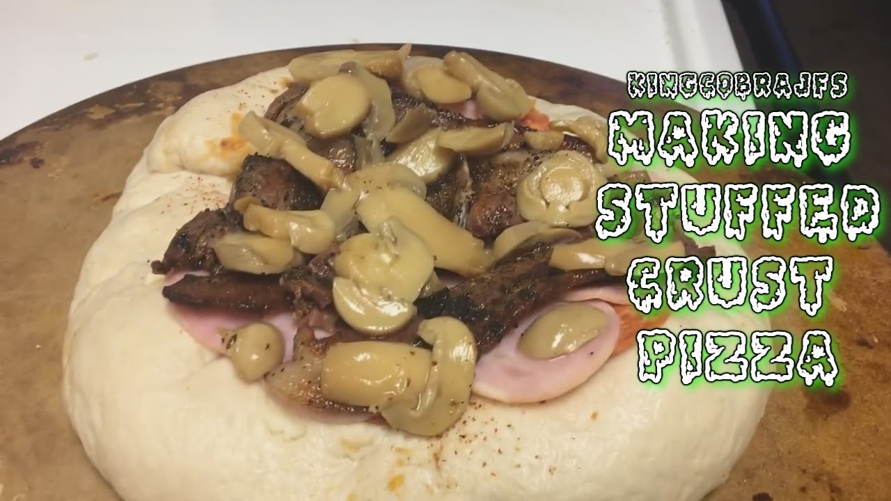 Cooking with Cobra | Stuffed Crust Pizza | kingcobrajfs - YouTube