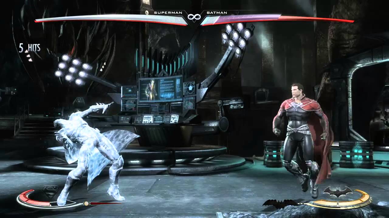 Injustice Superman Batcave 100% reset - YouTube