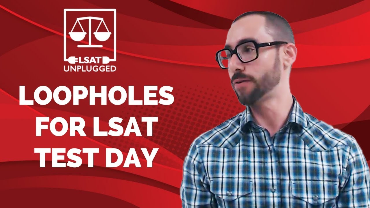 Loopholes for LSAT Test Day: Coffee, Cigarettes, and Gum - YouTube