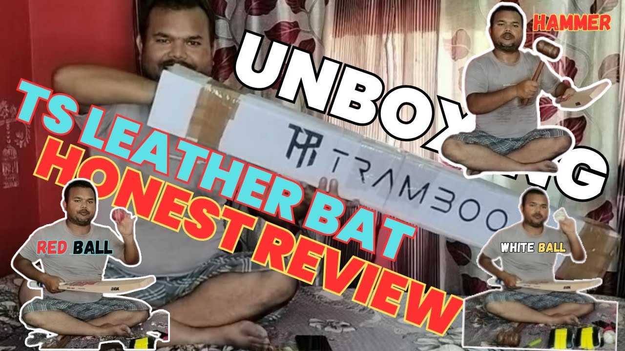 CRICKET BAT UNBOXING VIDEO IN HINDI | MRF BAT UNBOXING | TS LEATHER BAT ...