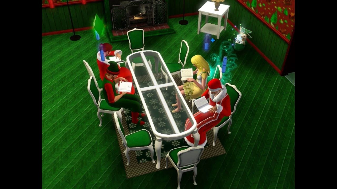 Sims 3 Santa Claus is Coming to Town - YouTube