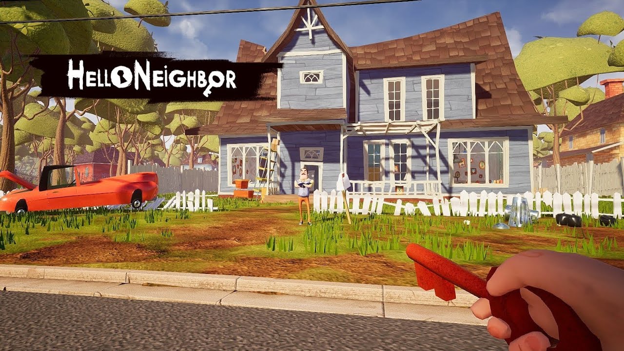 WHAT IS IN THE BASEMENT? [HELLO NEIGHBOR PART 1] - YouTube
