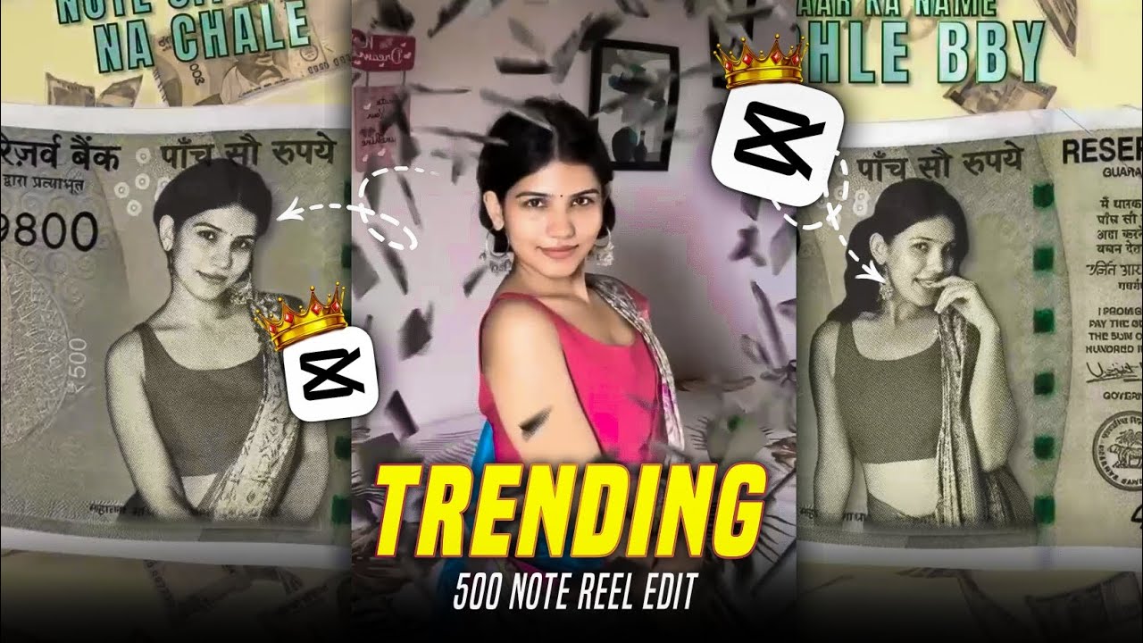 500 Note Effects Trending Reels Editing Tutorial | Instagram Trending ...