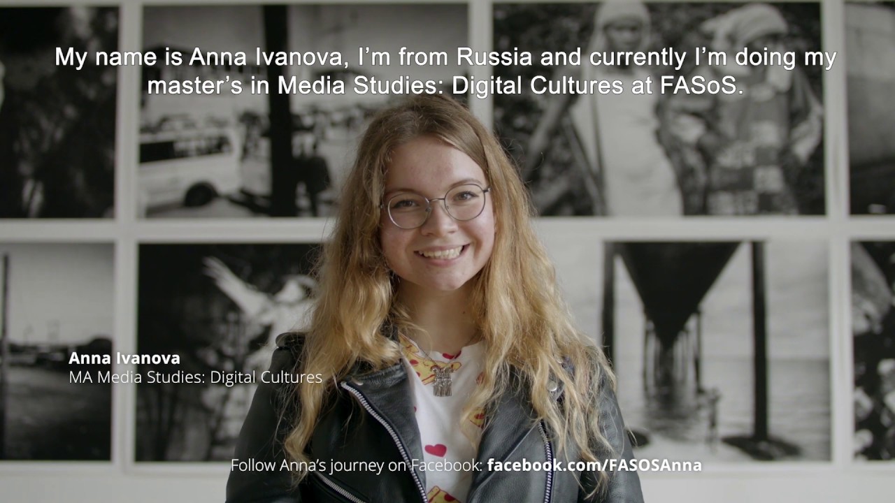 Anna Ivanova, Ambassador Media Studies: Digital Cultures 2019-2020 ...