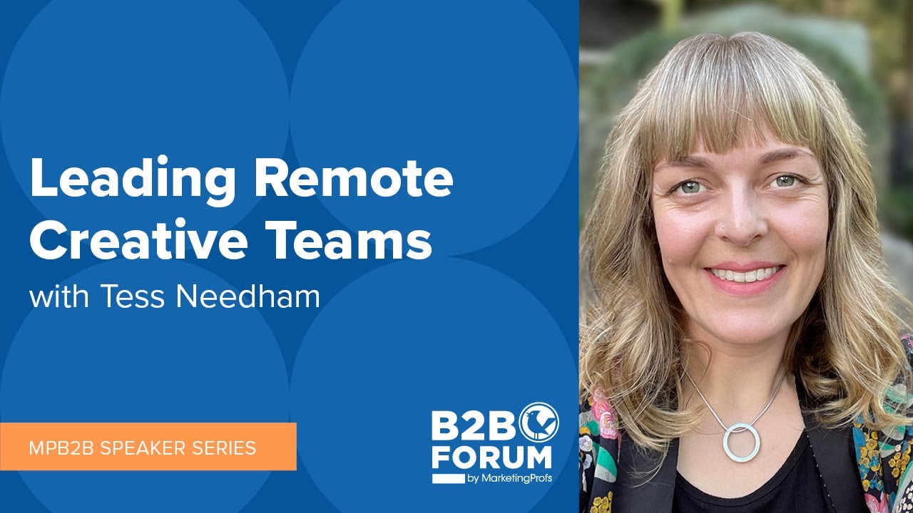 Leading Remote Creative Teams with Tess Needham - YouTube