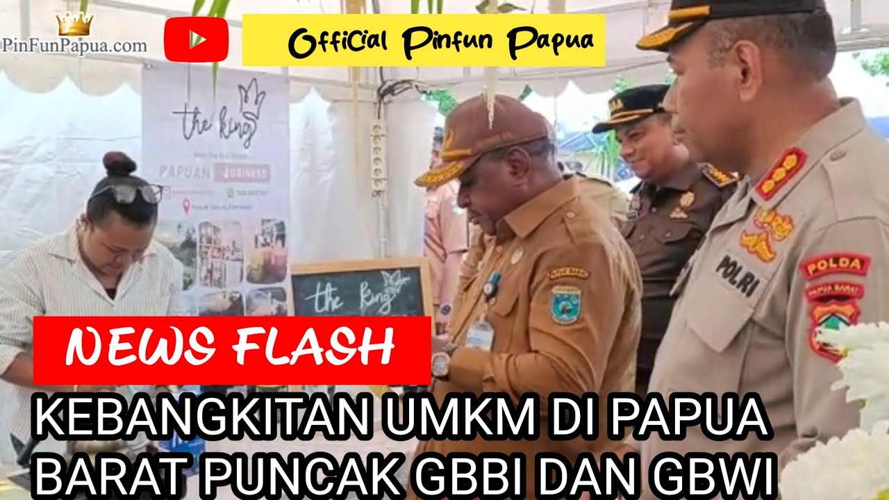 Dalam Pencanangan GBBI dan GBWI Pemprov Papua Barat Gelar Pameran UMKM ...