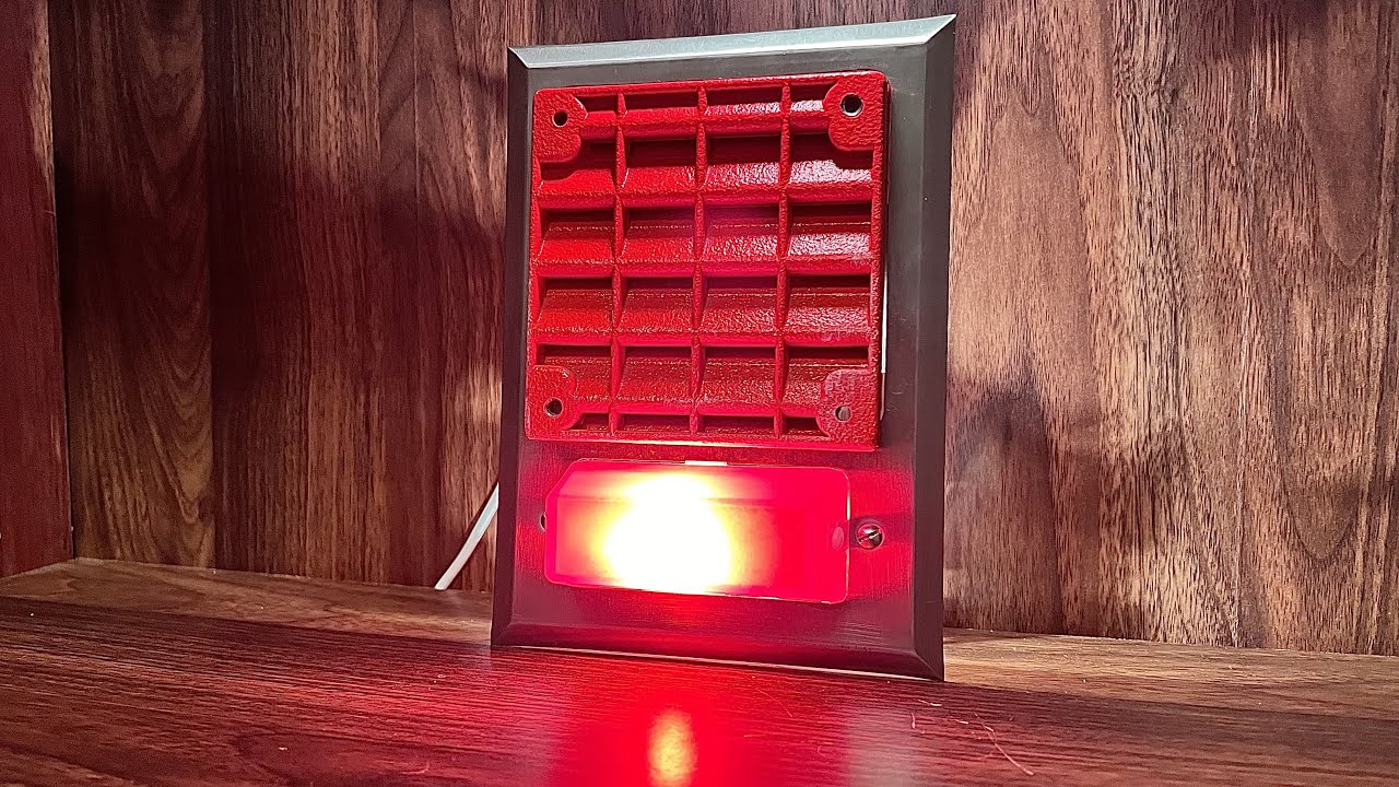 Simplex 4050-80 + Wheelock Chime - YouTube