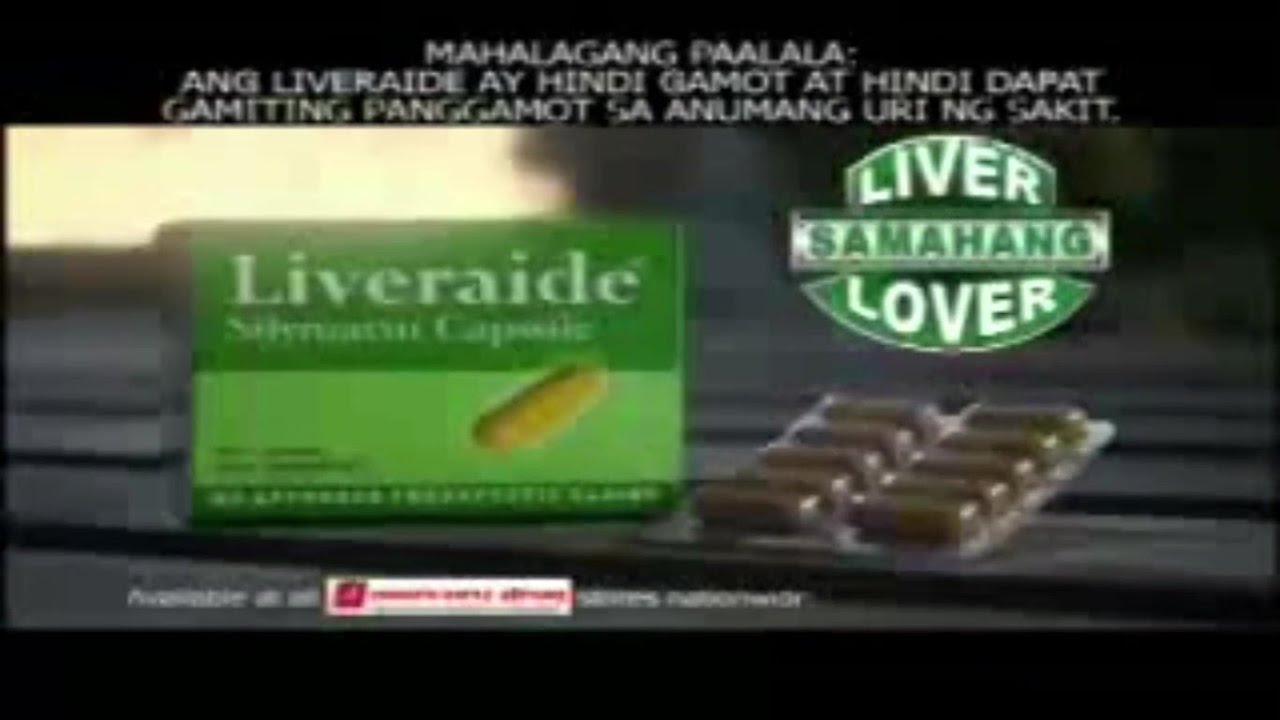 Liveraide Silymarin Capsule Tvc 30s 2015-2016 - YouTube