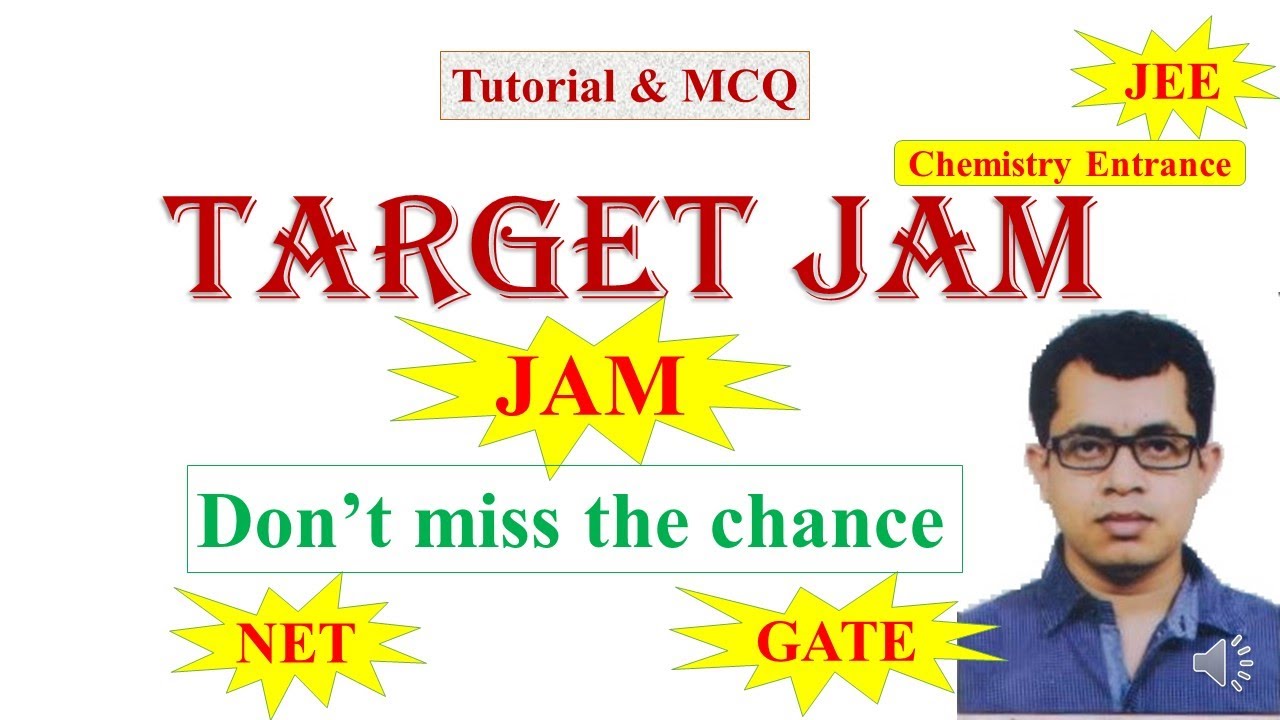 Target IIT JAM 2021 Chemistry - YouTube