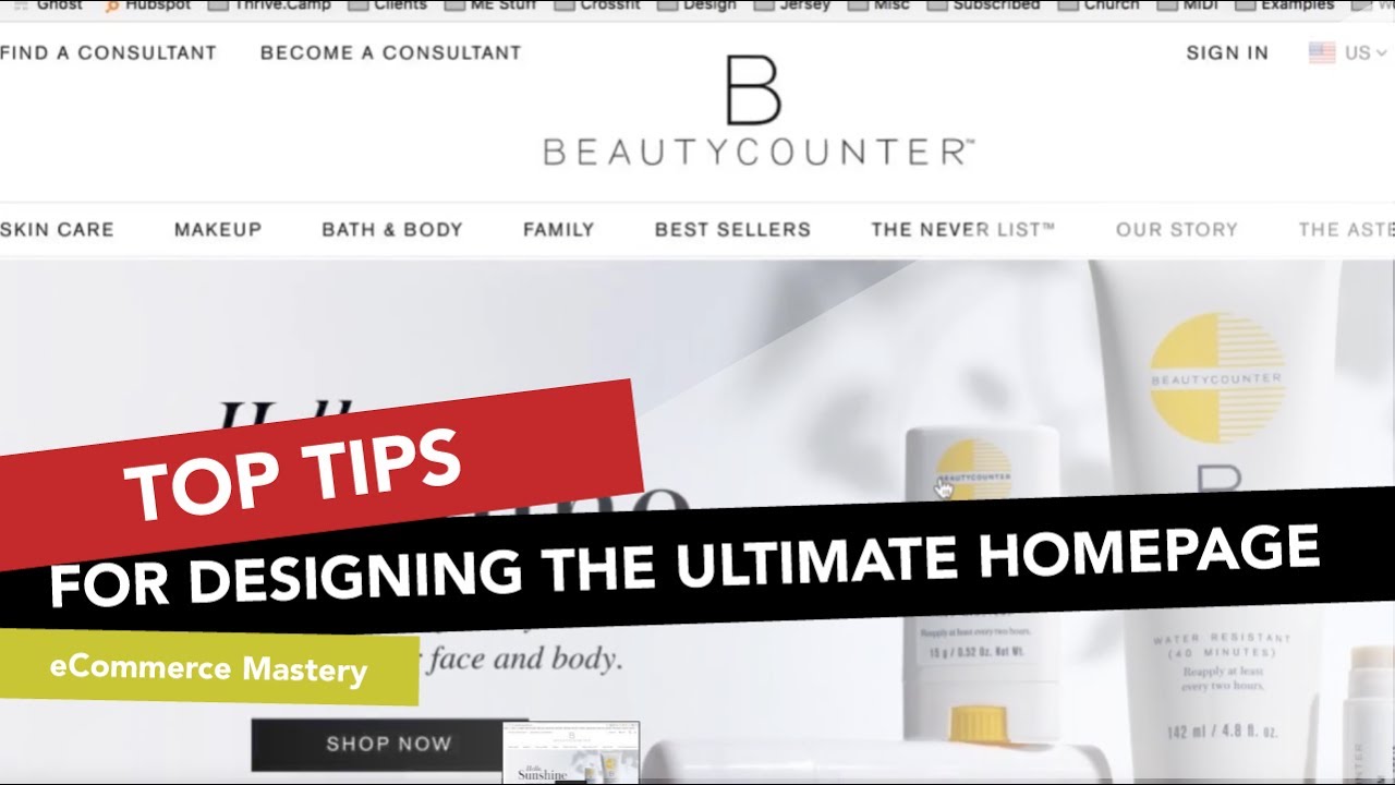 eCommerce website: 3 Homepage Design Tips & How to Write a Compelling ...