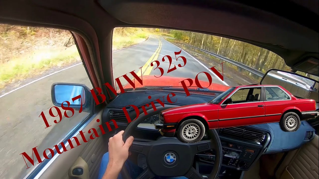 POV: 1987 BMW 325 E30: Driving Windy Mountain Back Roads - YouTube