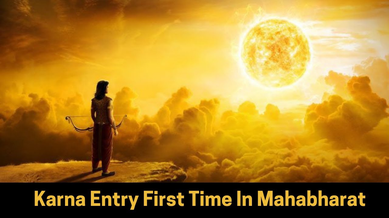 Karna entry first time in mahabharat | Karan and Arjun fight in ...