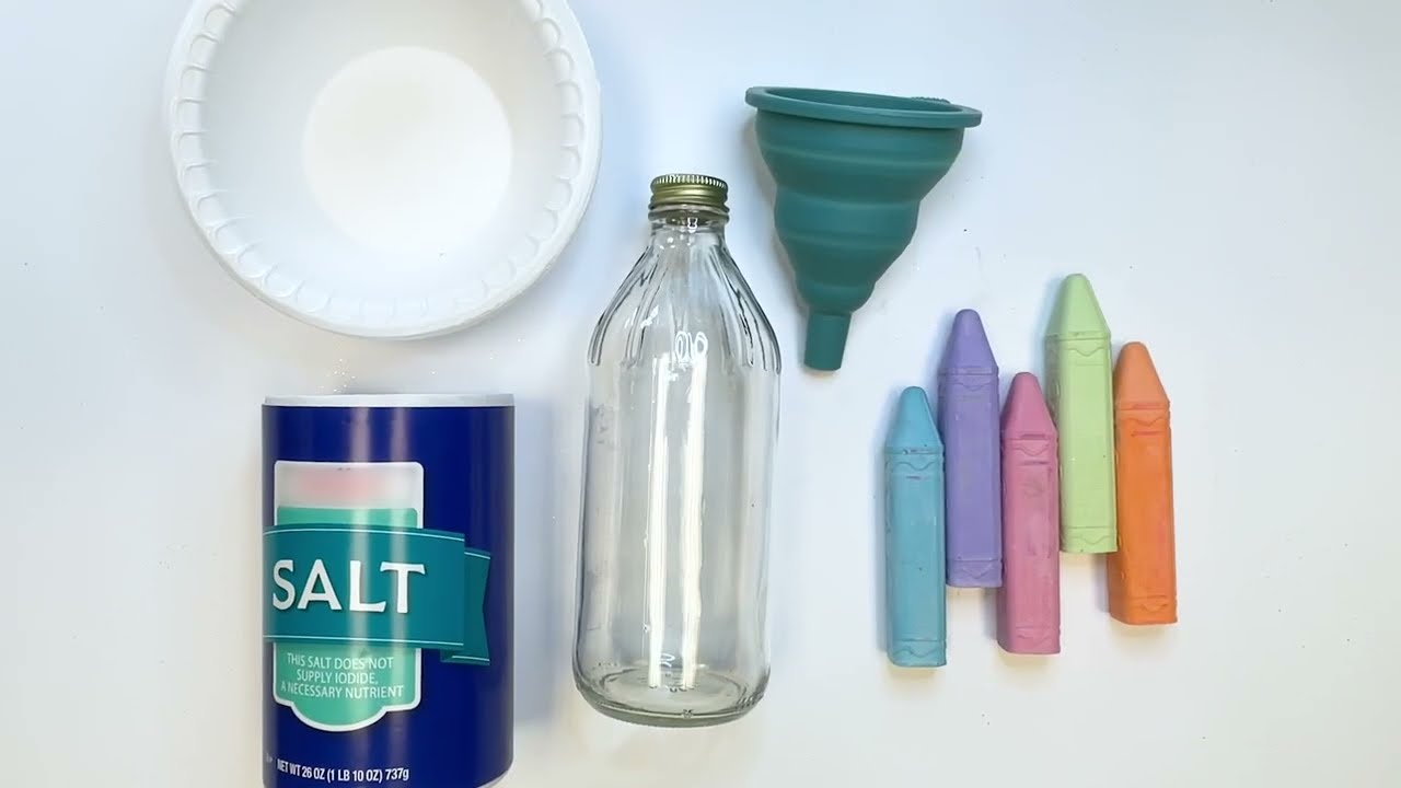 Kids Crafternoon - Salted Chalk Art - YouTube