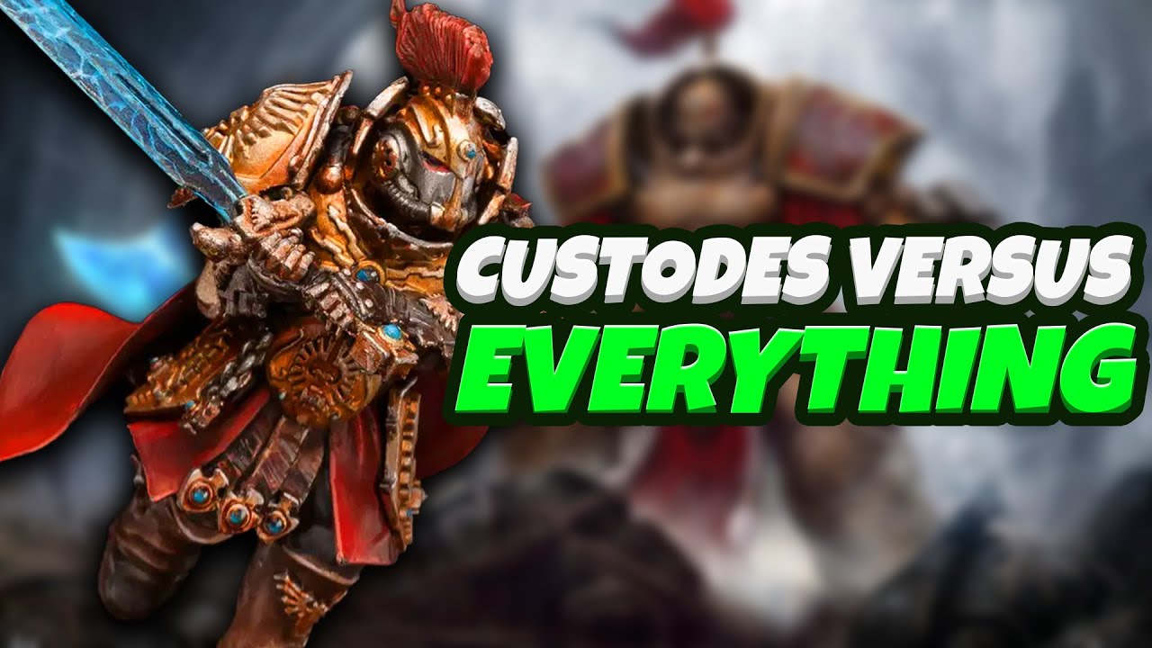 How Custodes Perform Into Every Faction - Warhammer 40K 10th Edition ...