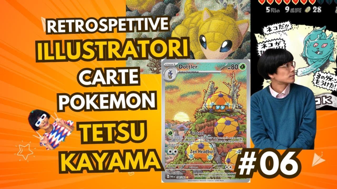 RETROSPETTIVE ILLUSTRATORI CARTE POKEMON: TETSU KAYAMA - YouTube
