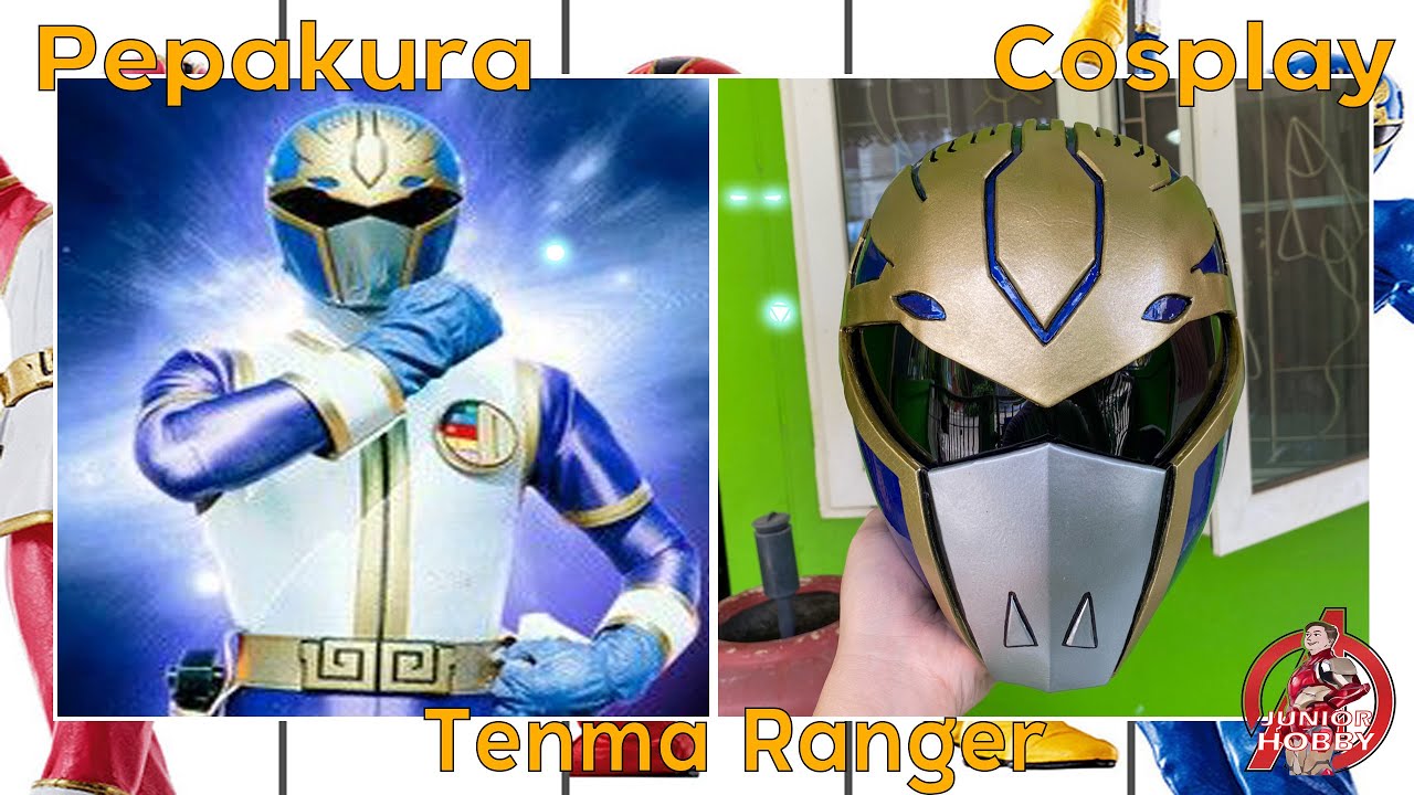 รีวิว: Cosplay Tenma ranger Helmet Cosplay (Thai) - YouTube