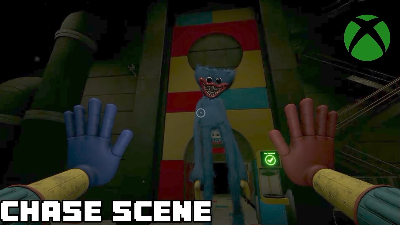 Poppy Playtime: Chapter 1 (XBOX) Chase Scene - YouTube