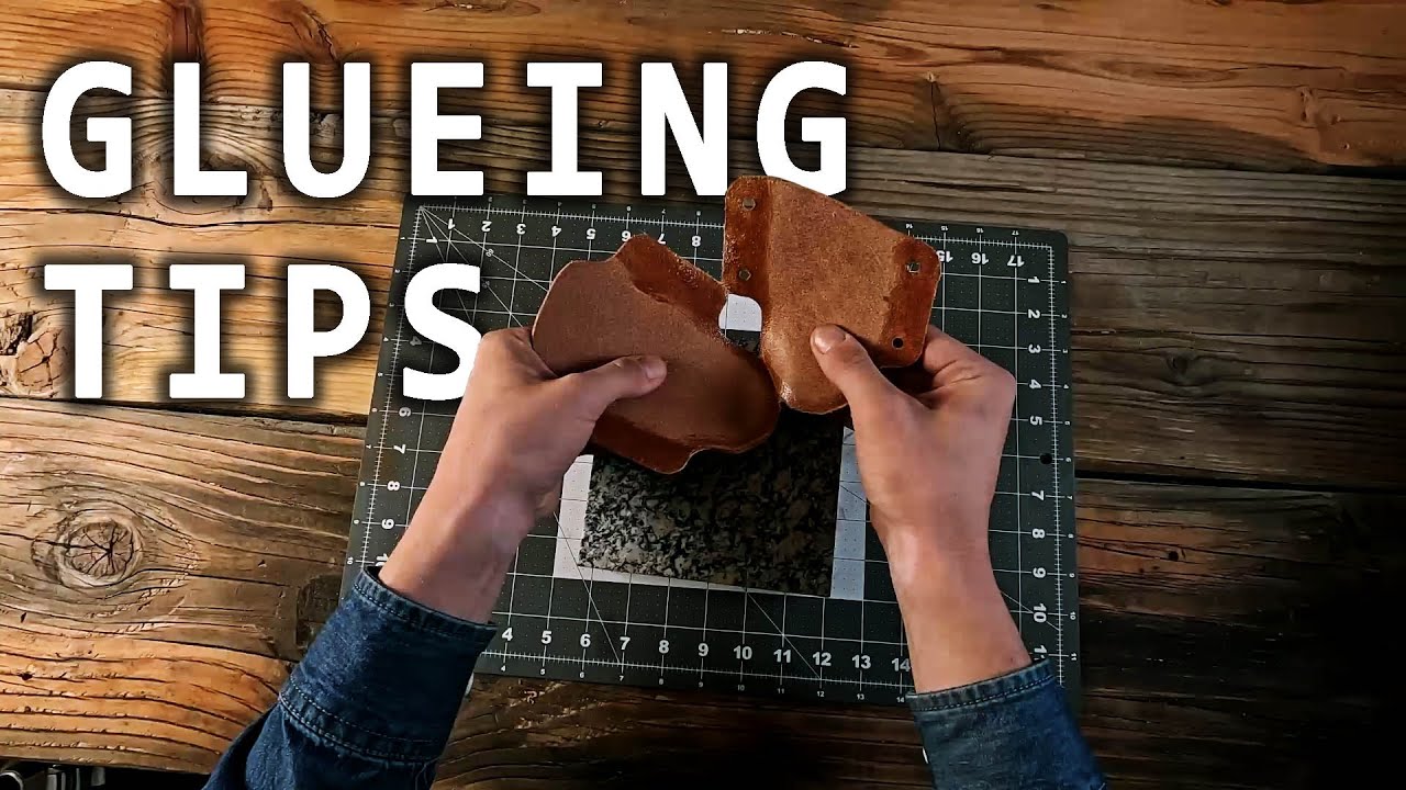 Leather Glueing Basics - YouTube