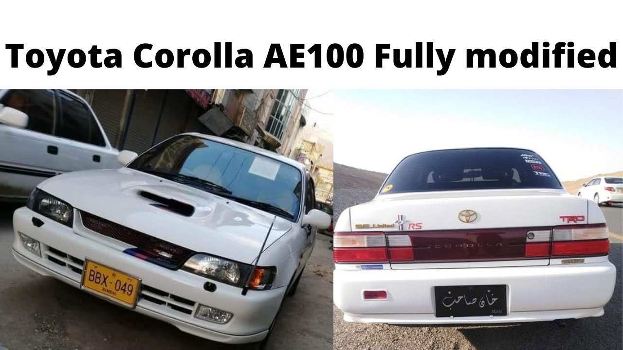 Toyota Corolla 1994 Modified with OEM Rare Parts. - YouTube