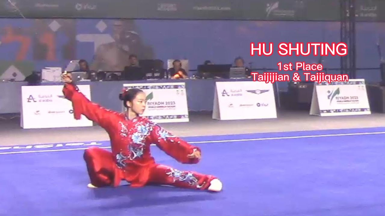 HU SHUTING, 1st Place, Taijiquan & Taijijian all-round, WCG 2023, # ...