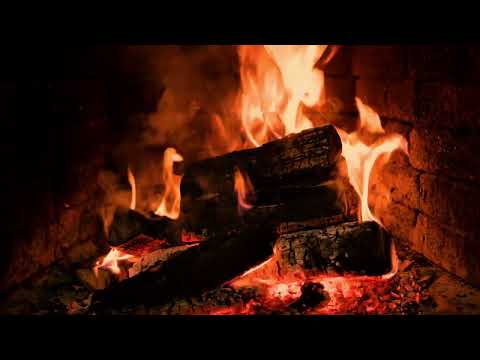 ASMR Fireplace Brown Noise 🔥 Burning Logs & Crackling Sounds ♨️ for Deep Focus, Sleep and Relaxation