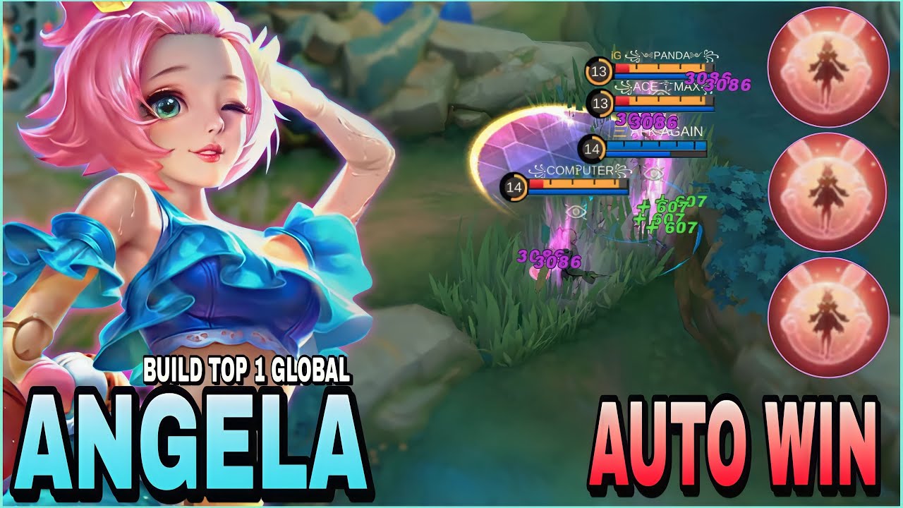 Angela New Build - Unlimited Heal - Build Top 1 Global Angela ~ MLBB ...