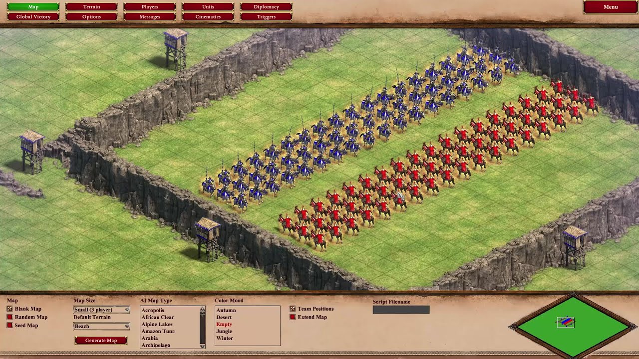 AOE 2 Age of Empires II El Cid Campeador vs Dinh Le Epic Hero Battle ...