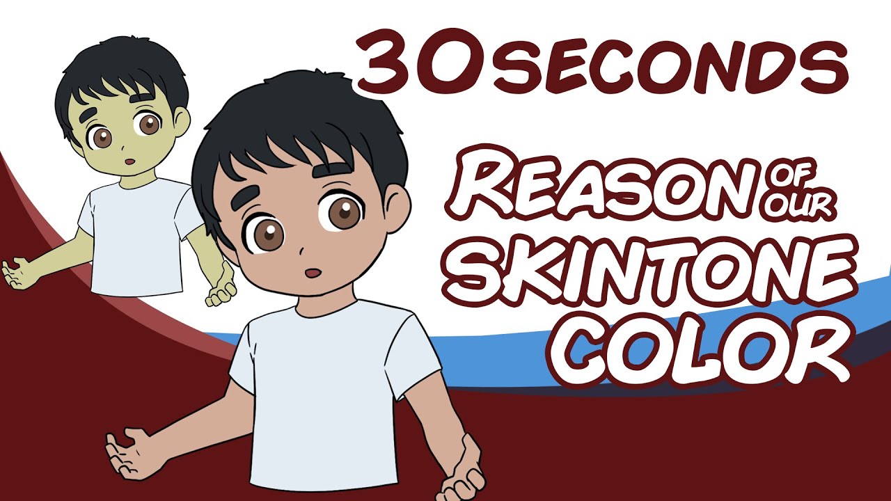 What makes our skintone color flesh? [30 seconds tutorial] - YouTube