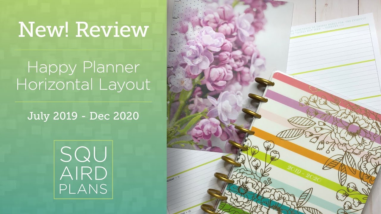 NEW! Review :: Grow Your Own Way Horizontal Happy Planner :: 18 Months ...