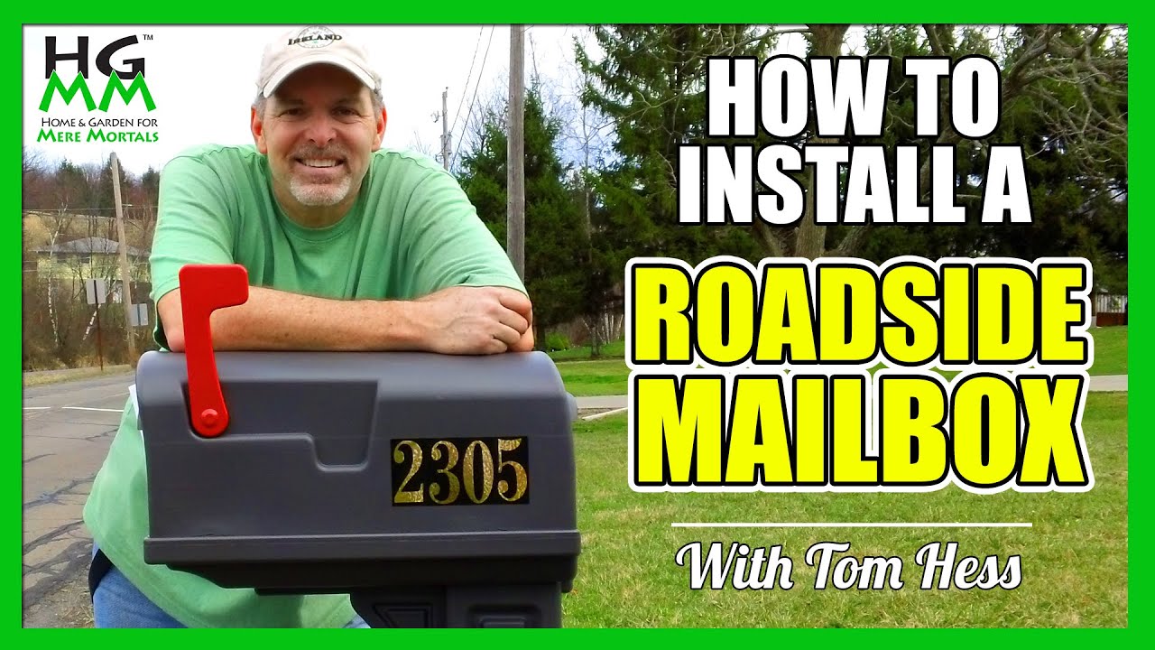Add Curb Appeal to Your Home with a Curbside Mailbox (DIY) - YouTube