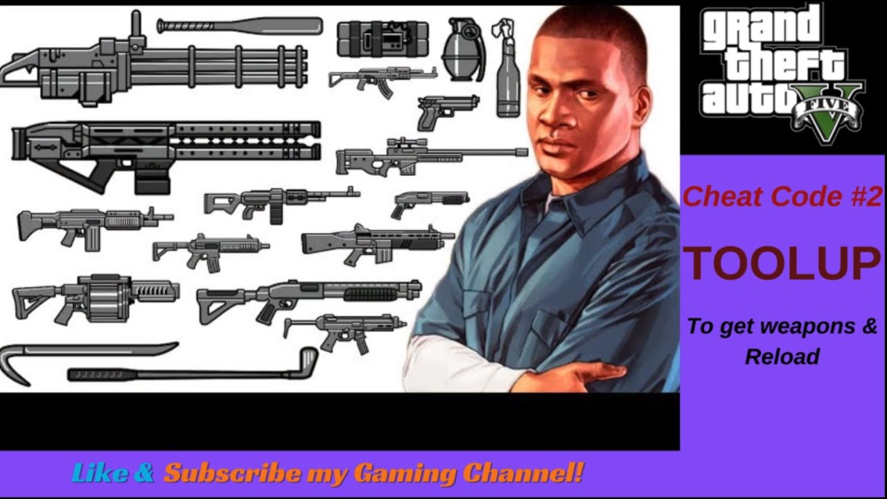 GTA 5 #CHEAT CODE 2 #TOOLUP - YouTube