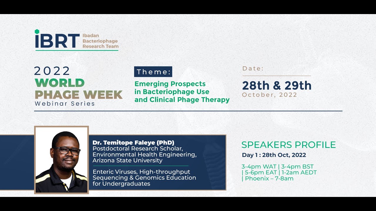 2022 1B - IBRT WPW Webinar Series - Dr. Faleye Temitope - YouTube