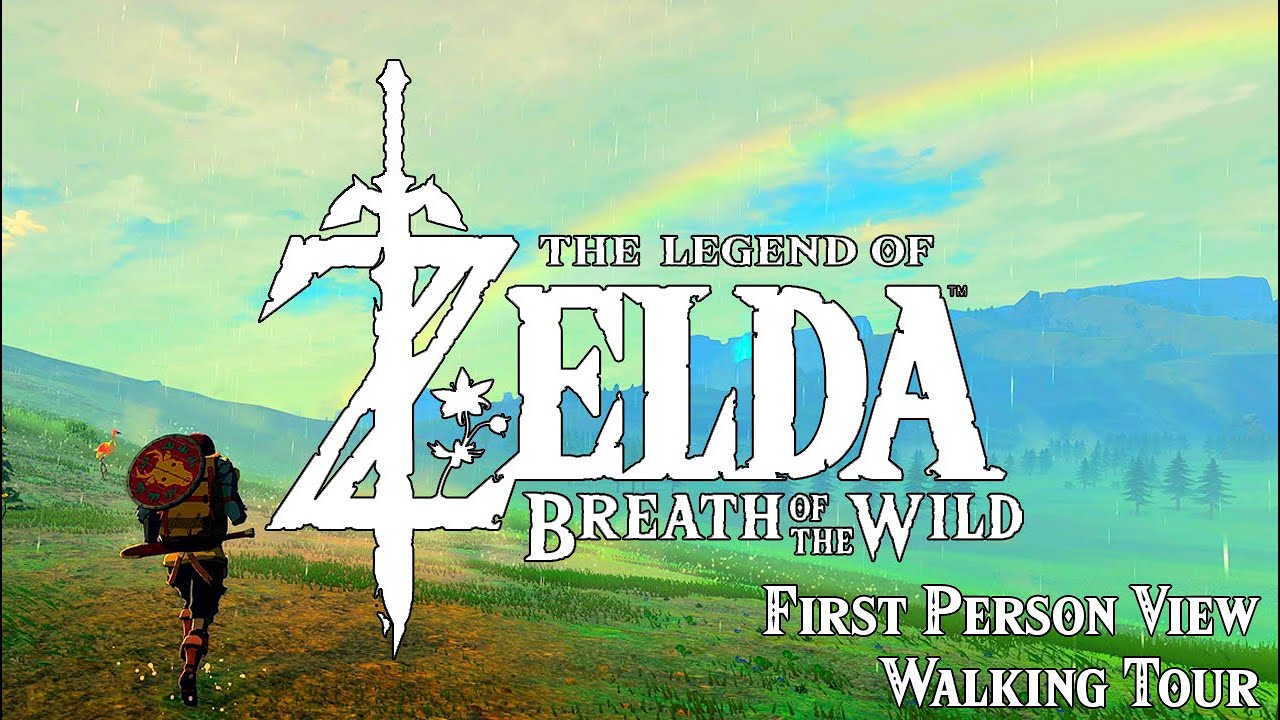 Zelda Breath of the Wild 4K | First Person Walking Tour in Hyrule ...